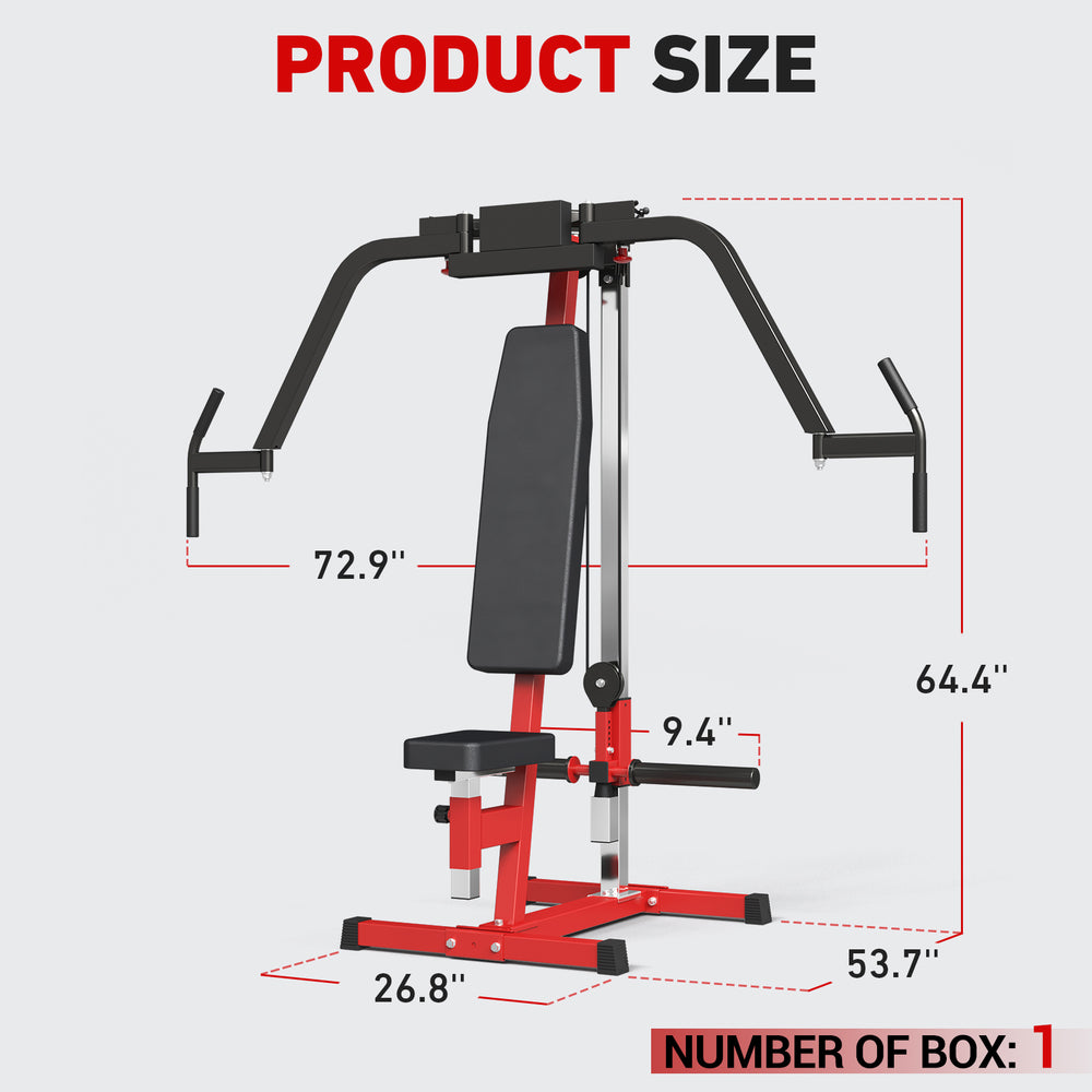 Pec Deck/ Rear Delt Combo - Seated Chest & Back Machine - GMWD