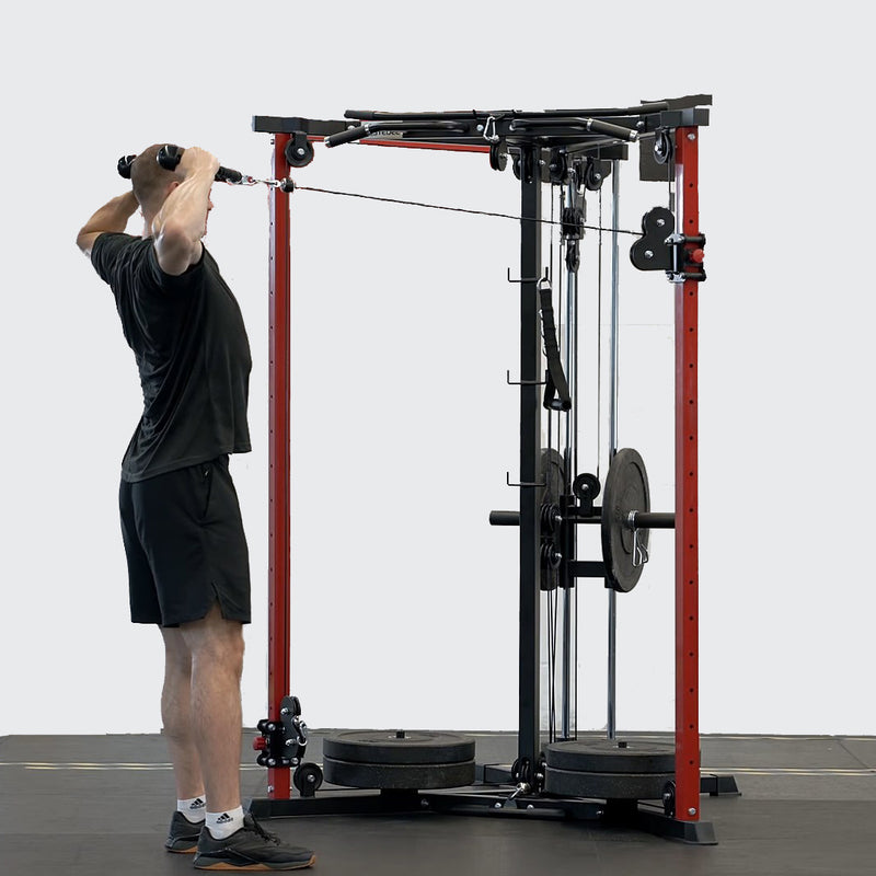 GMWD Functional Trainer Cable Crossover Machine Dual Pulley Full Body