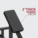 GMWD Chest Supported T Bar Row Machine Incline Back Training Plate-loaded