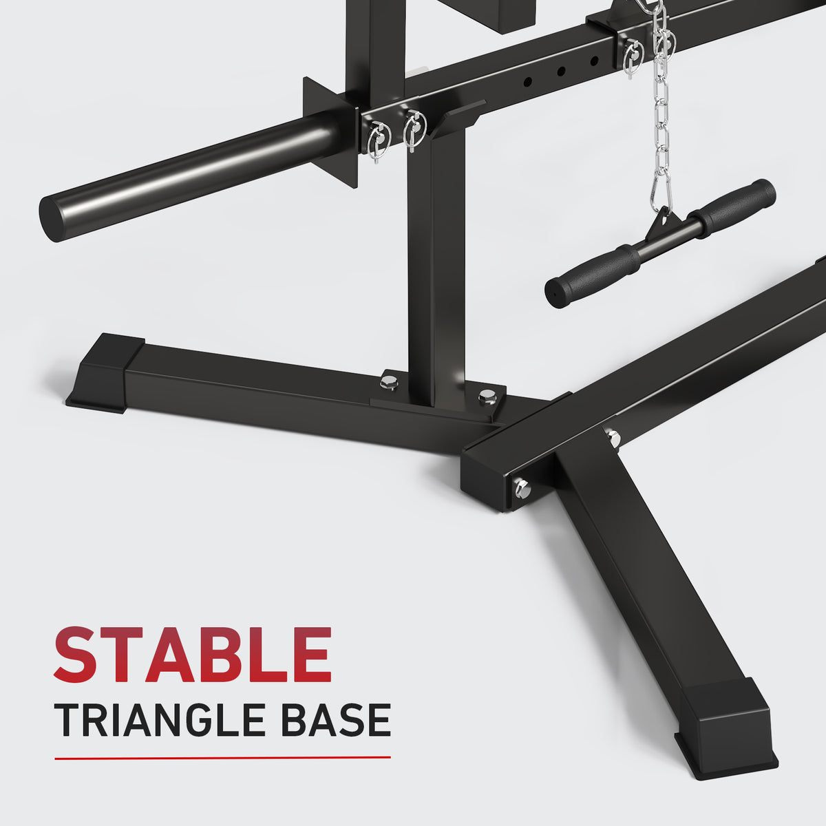 GMWD Chest Supported T Bar Row Machine Incline Back Training Plate-loaded