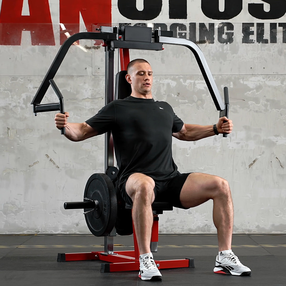 GMWD Pec Deck/ Rear Delt Machine Seated Pec Fly Chest 400 lbs Upper ...