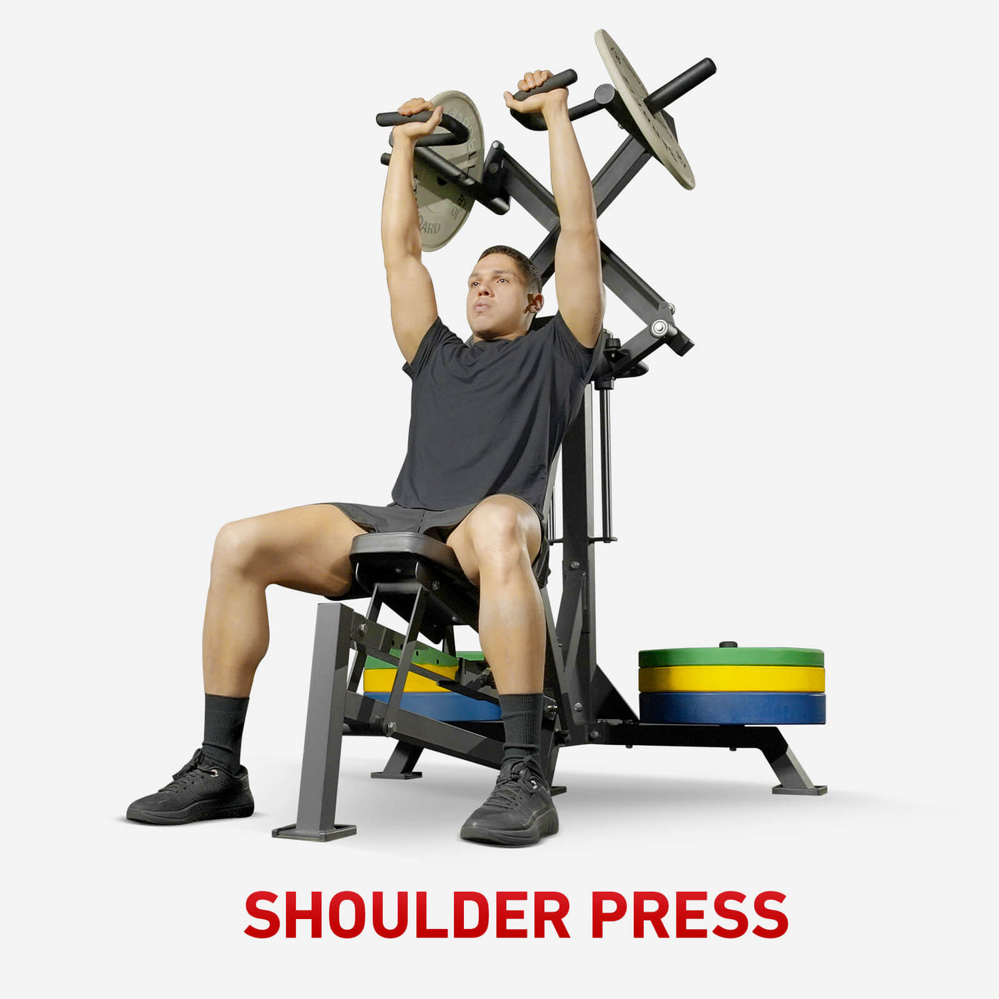 GMWD Flat/Incline Bench Press Shoulder Press Machine Plate Loaded Safe