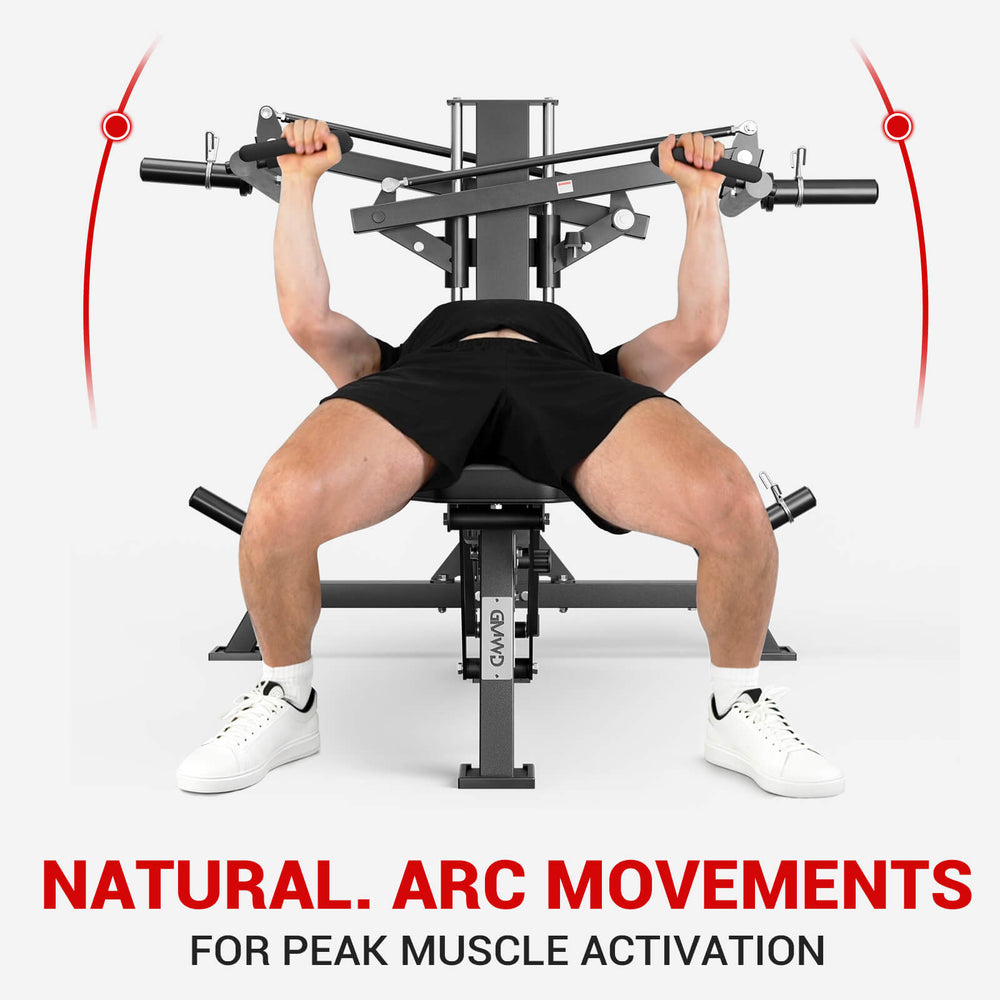 V7 Flat/Incline Bench Shoulder Press Machine - GMWD