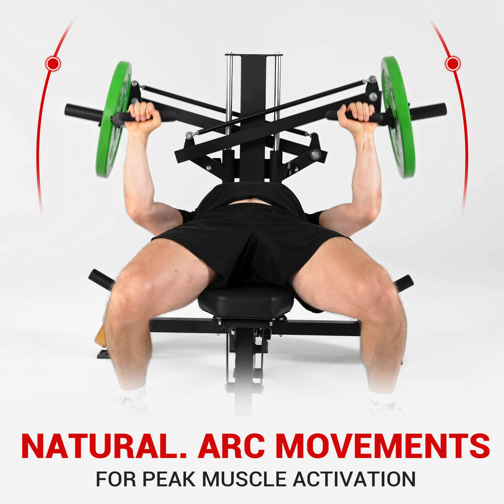 V7 Flat/Incline Bench Shoulder Press Machine - GMWD