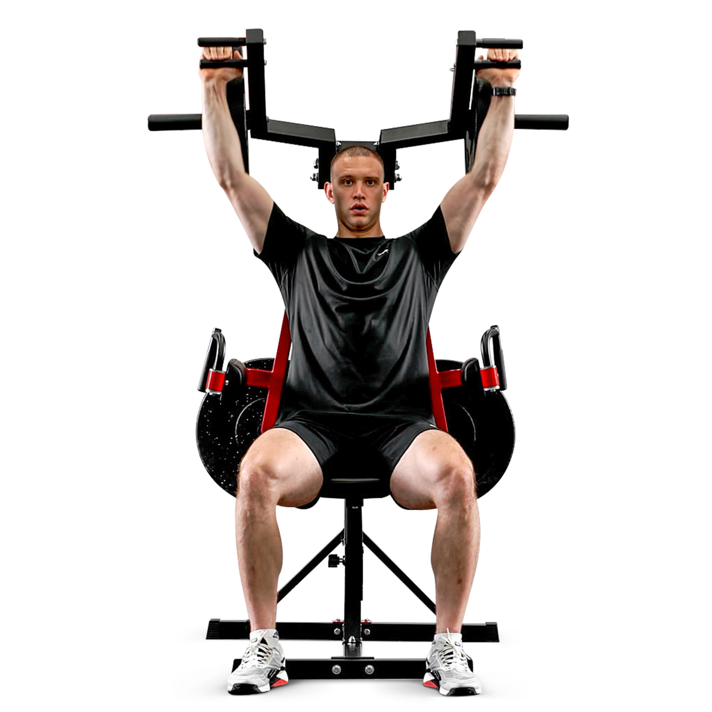 GMWD Lateral Raise and Shoulder Press Machine, 800LB Capacity Deltoid Machine Plate-loaded