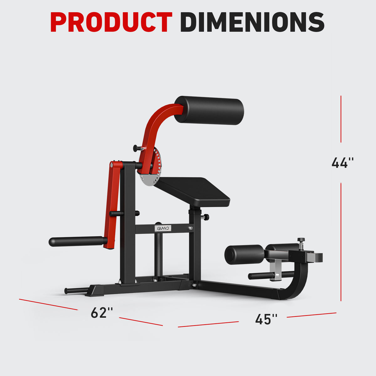 GMWD Dual Ab and Back Machine, Seated Ab Crunch Machine Upper Body Core ...