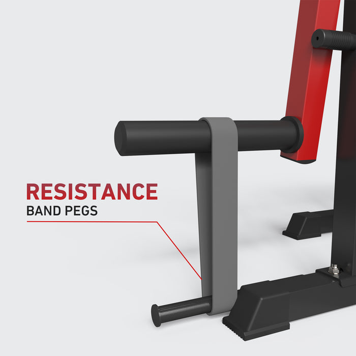 GMWD Dual Ab and Back Machine, Seated Ab Crunch Machine Upper Body Core ...