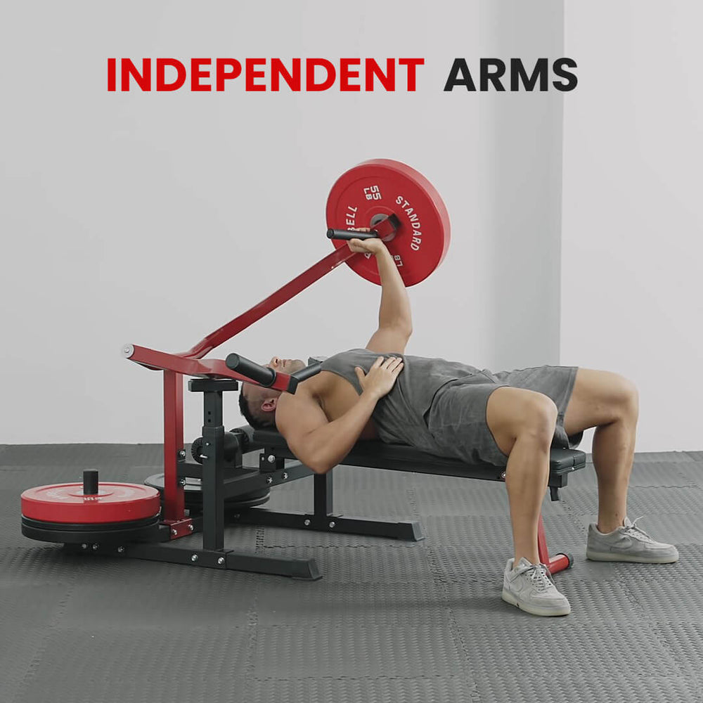 GMWD Chest Press Machine with Independent Arms, Foldable Bench Press ...