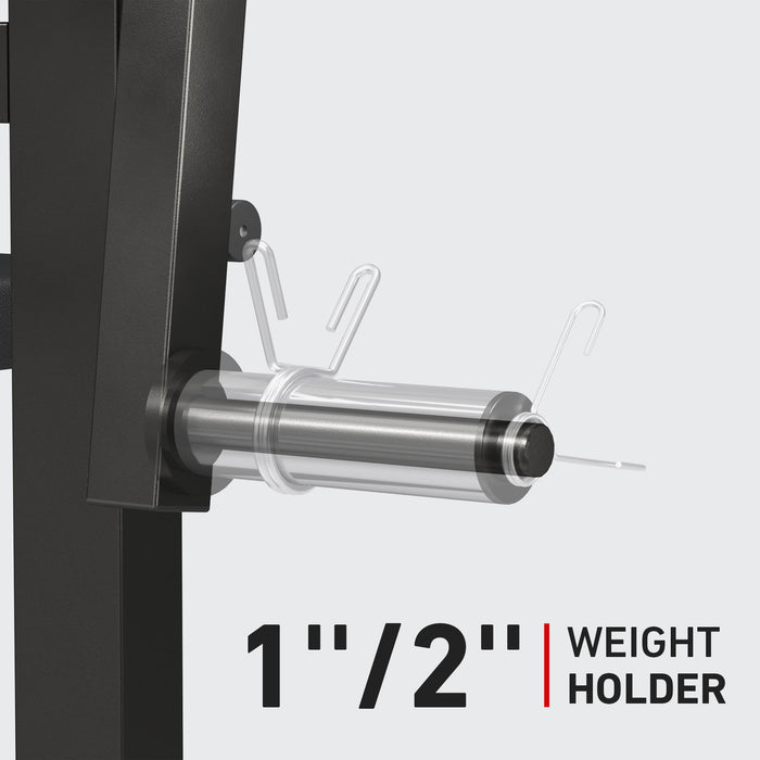 GMWD 2-in-1 Preacher Curl /Tricep Extension Machine Plate Loaded Bicep ...