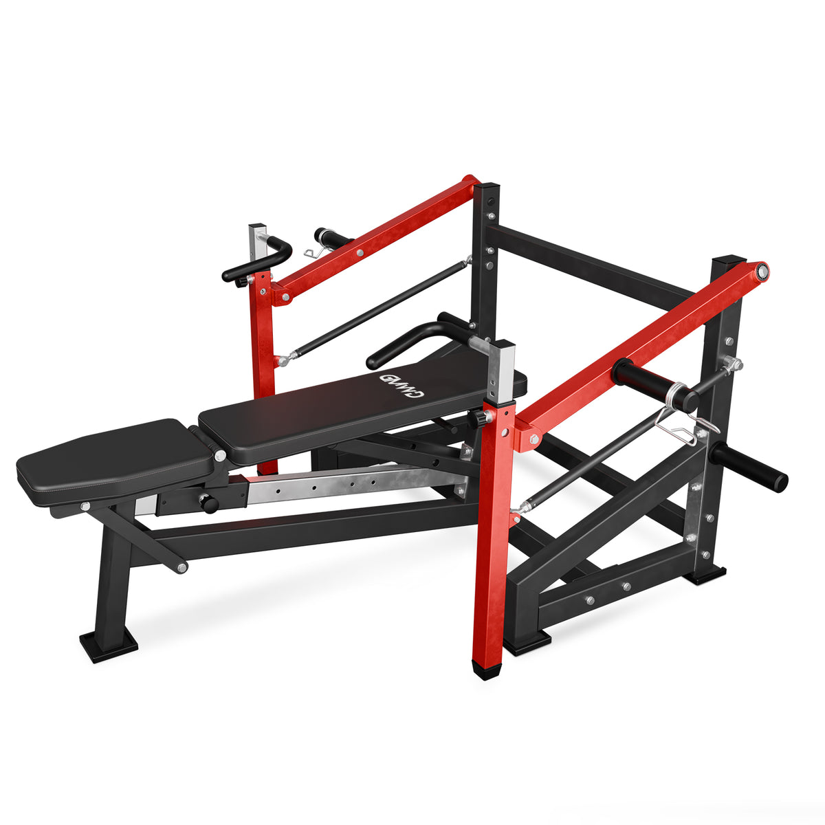 GMWD Leverage Incline Bench Press Flat Chest Press Machine Plate Loaded ...