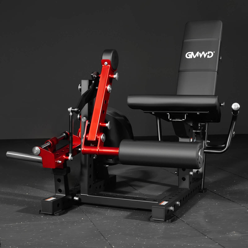 GMWD Commercial Leg Extension Prone Leg Curl Machine Plate Loaded Tall Fit