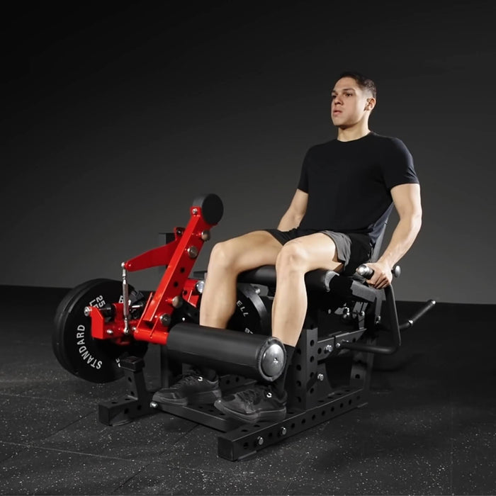 GMWD Commercial Leg Extension Prone Leg Curl Machine Plate Loaded Tall Fit