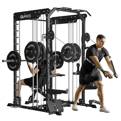GMWD Dual Action Smith Machine with Functional Trainer with Cables