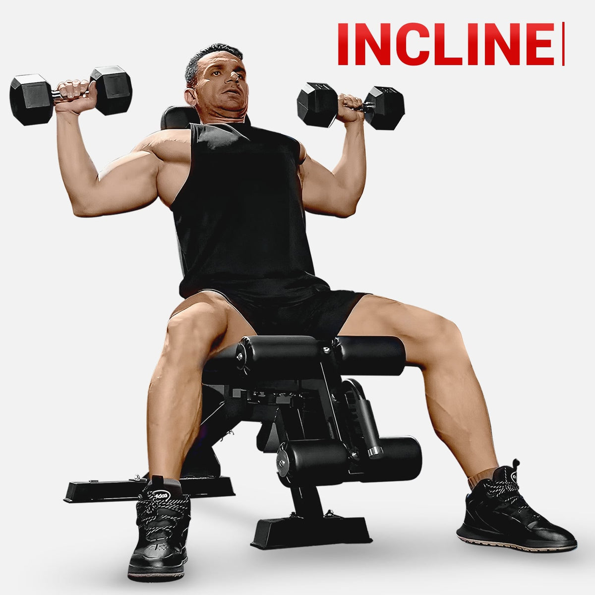 WB00 Commercial FID Adjustable Weight Bench - GMWD