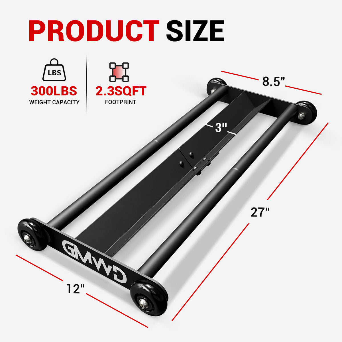 GMWD Glute Ham Glider Roller Hamstring Home Gym 10-Pack