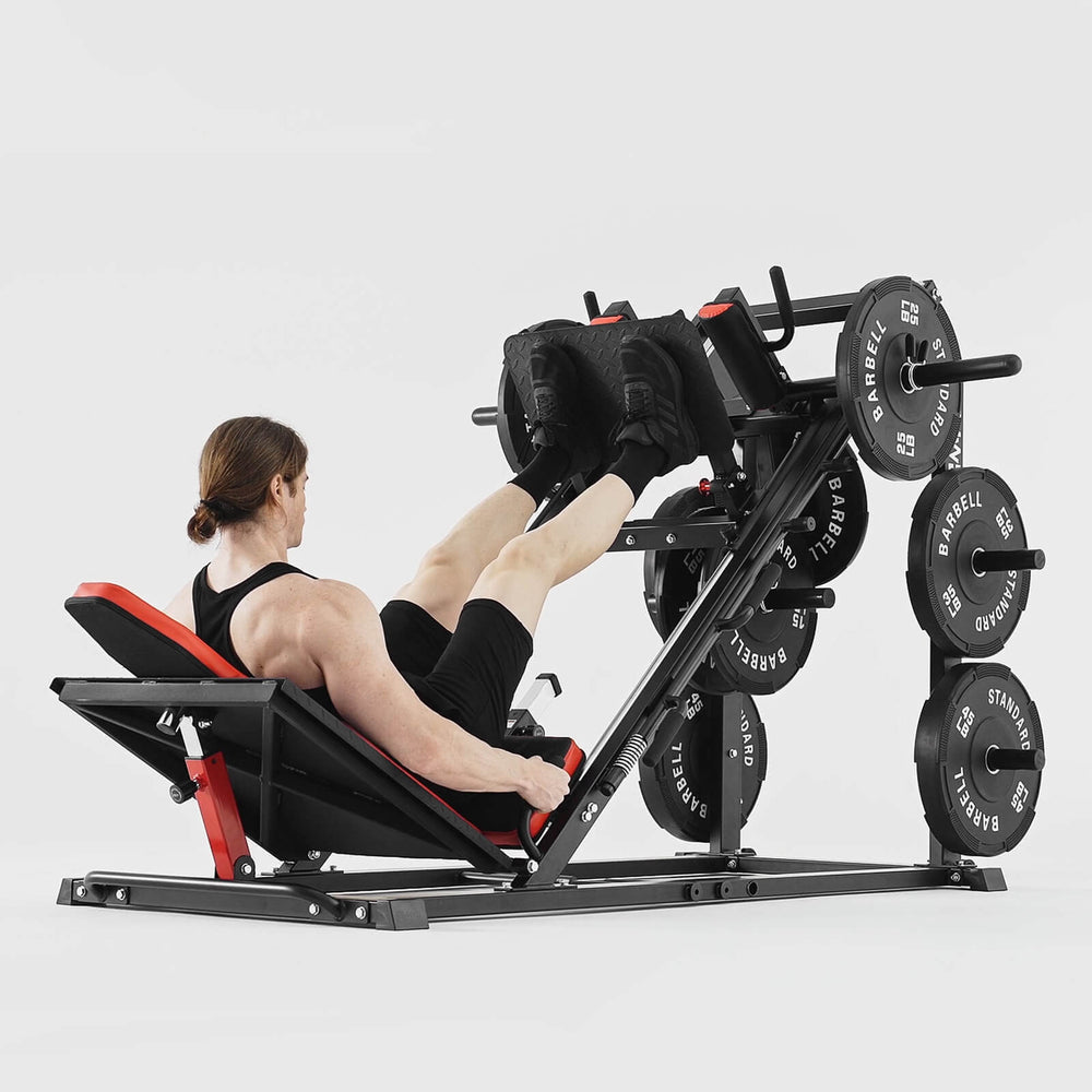 GMWD 3-In-1 Leg Press Hack Squat Machine 1500lbs Capacity Compact Leg ...