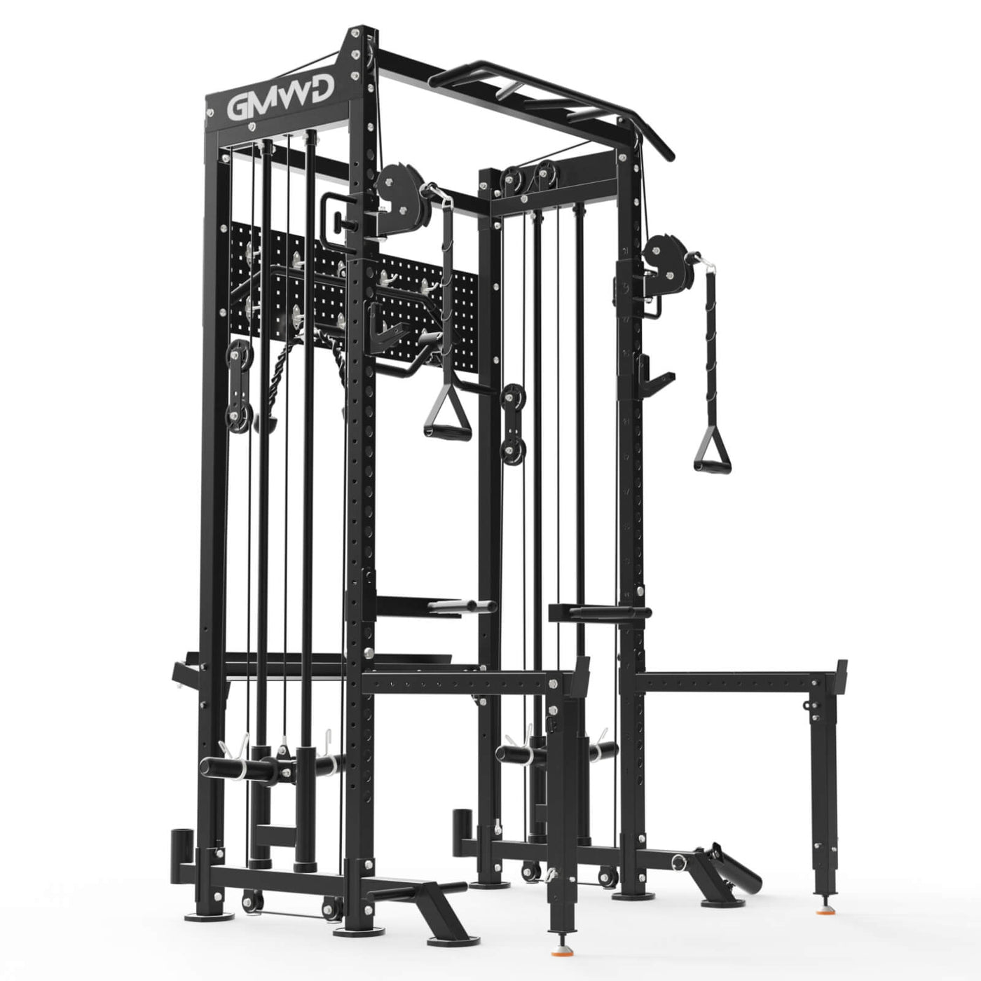 GMWD Half Rack with Functional Trainer Plate Loaded Safety Guarantee