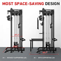GMWD Half Rack with Functional Trainer Plate Loaded Safety Guarantee