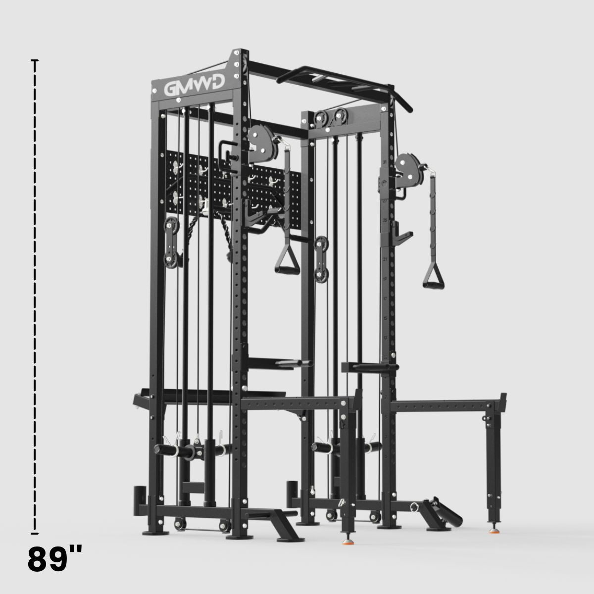 GMWD Half Rack with Functional Trainer Plate Loaded Safety Guarantee
