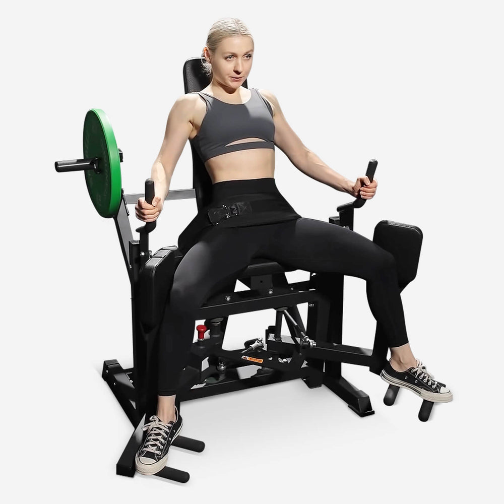 GMWD 3D Hip Abduction Machine Natural Movements, Gluteator Resistance Systems Plate Loaded