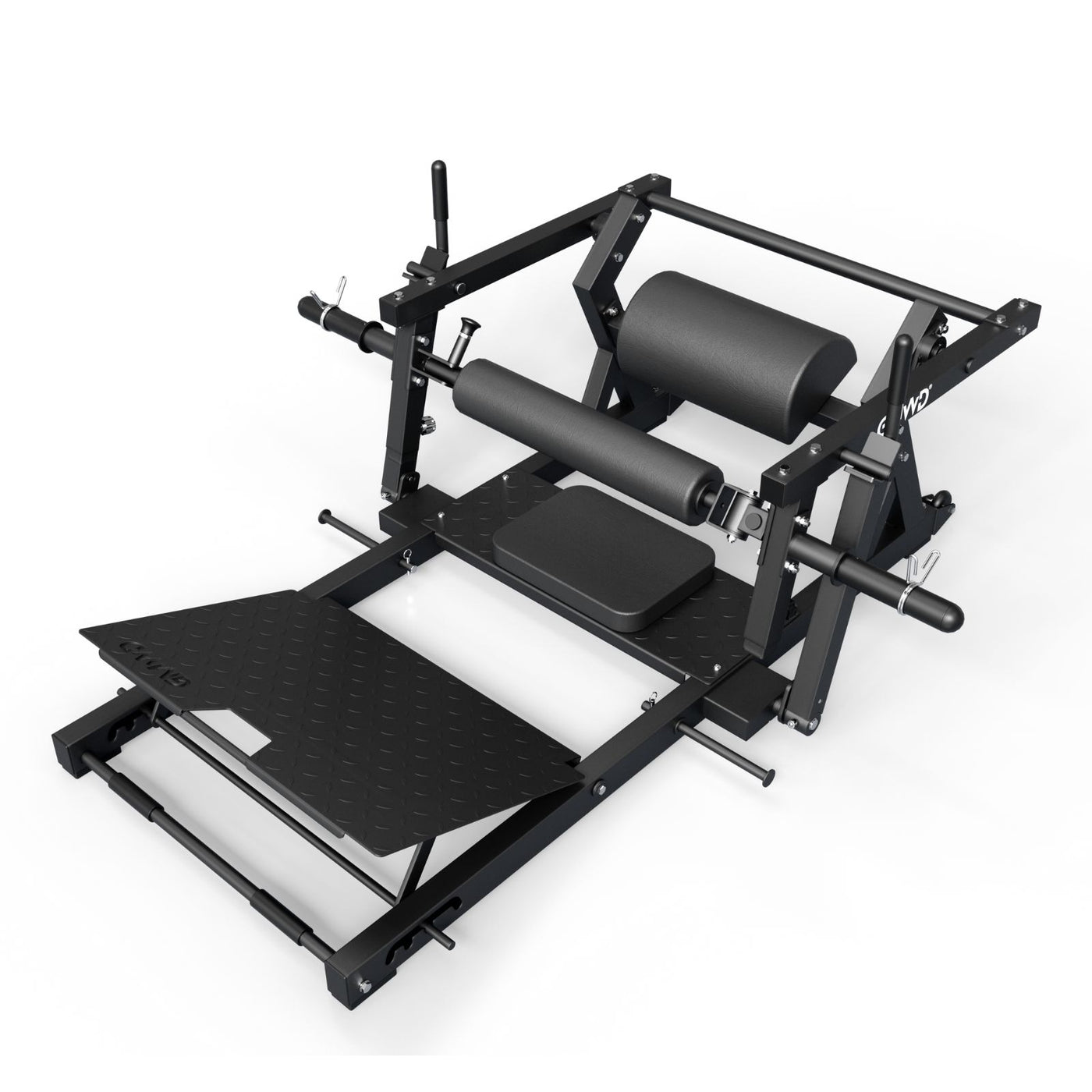 GMWD Hip Thrust Machine 800LB Plate-Loaded Glute Drive Machine For Butt ...