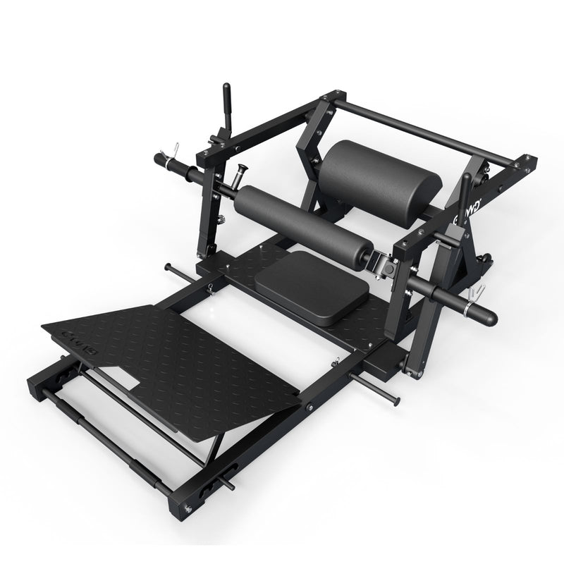 GMWD Hip Thrust Machine 800LB Plate-Loaded Glute Drive Machine For Butt ...