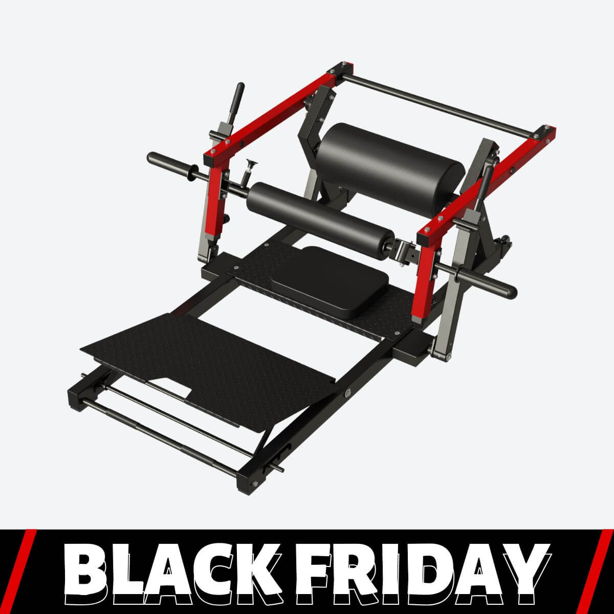 GMWD Hip Thrust Machine 800LB Plate-Loaded Glute Drive Machine For Butt ...
