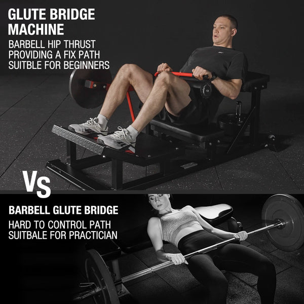 800LBS Hip Thrust Machine for Butt Shaping - GMWD