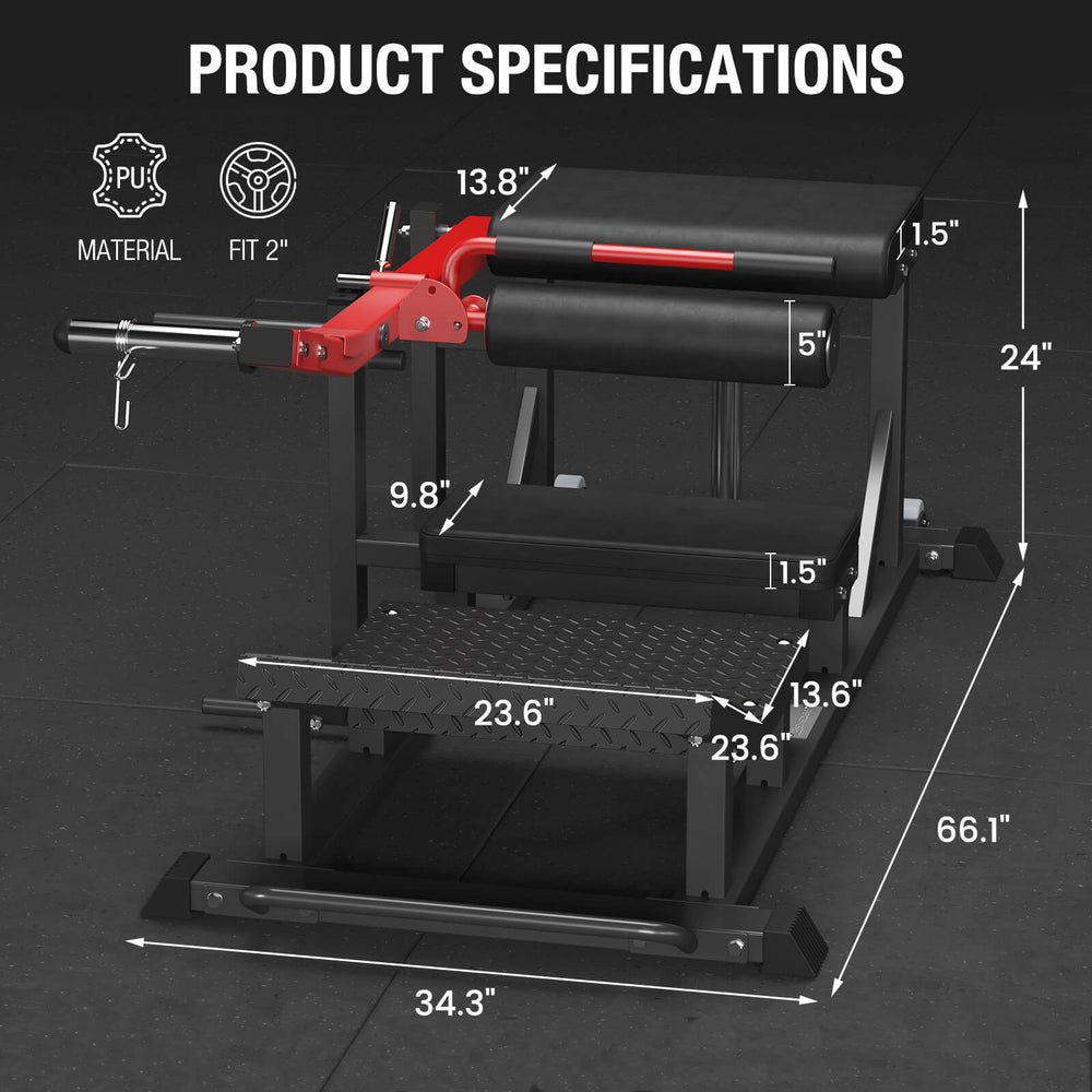 GMWD Hip Thrust Machine 800LBS Glute Bridge Machine For Butt Shaping ...