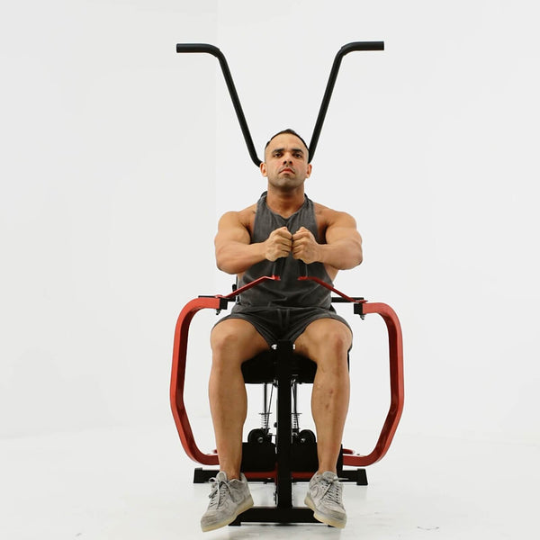 GMWD Home Gym Station Chest Fly Shoulder Press PEC Fly LAT Pulldown