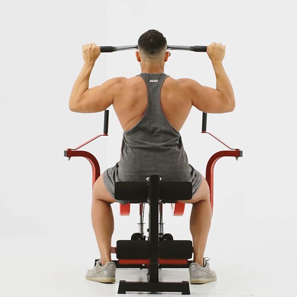 GMWD Home Gym Station Chest Fly Shoulder Press PEC Fly LAT Pulldown