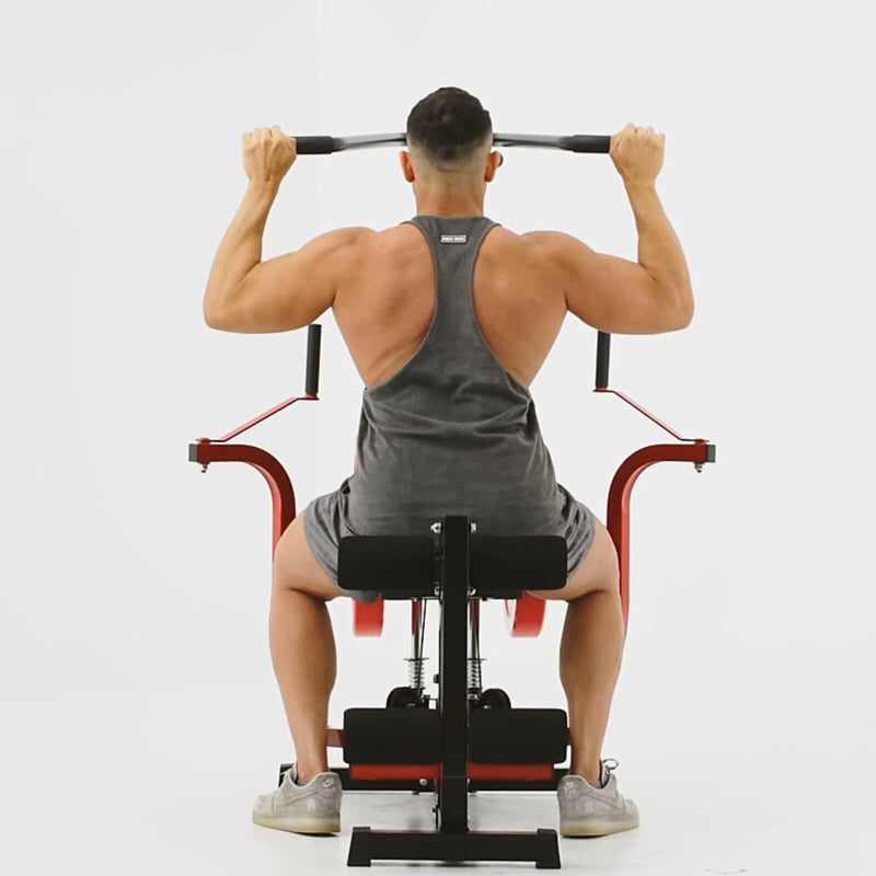 GMWD Home Gym Station Chest Fly Shoulder Press PEC Fly LAT Pulldown