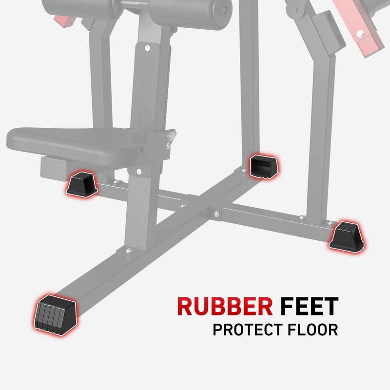 GMWD Lat Pull Down Machine With Scissor Style Path Arms, Lat Tower ...