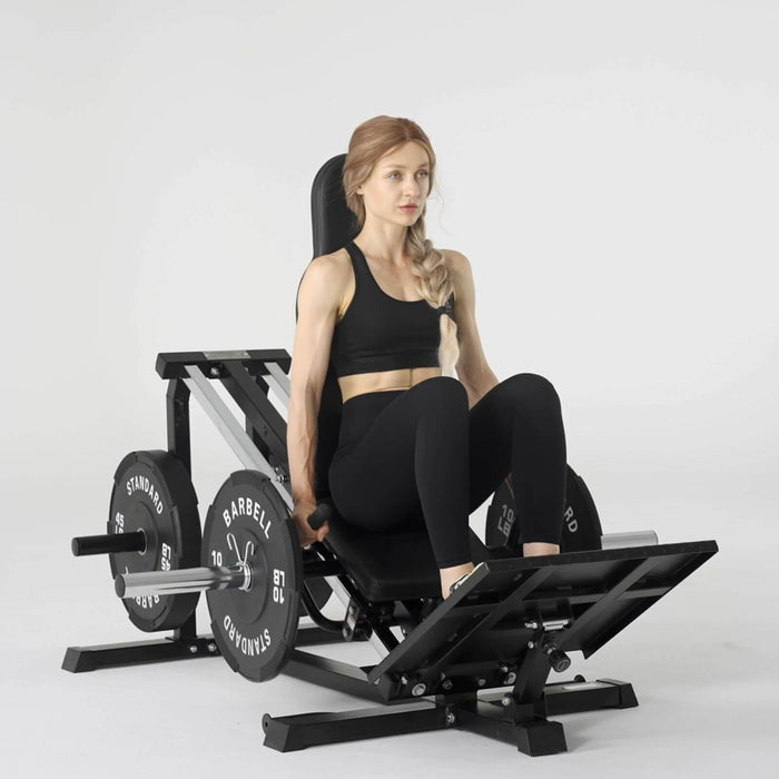GMWD Leg Sled Hack Squat Machine, Compact Leg Press Equipment