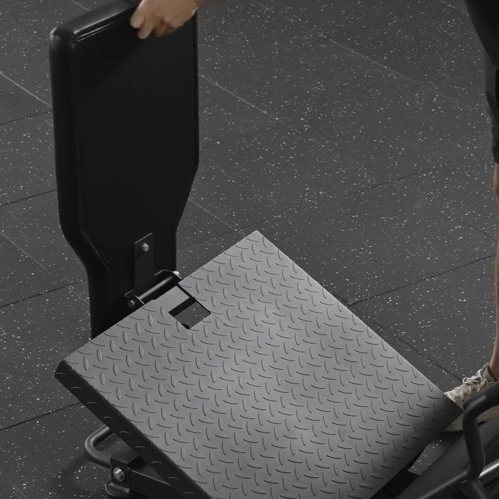 GMWD PRO Leg Press Hack Squat Machine, Commercial Compact Leg Machine