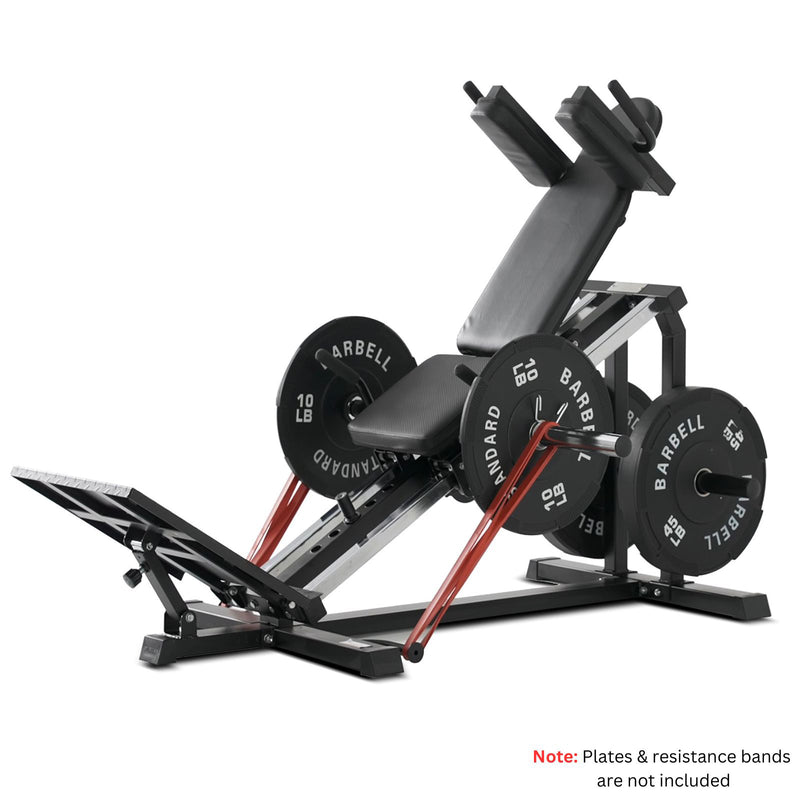 Leg Sled Hack Squat Machine, Compact Leg Press Equipment - GMWD