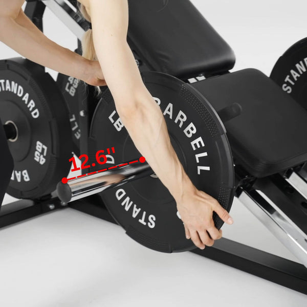 Leg Sled Hack Squat Machine, Compact Leg Press Equipment - GMWD
