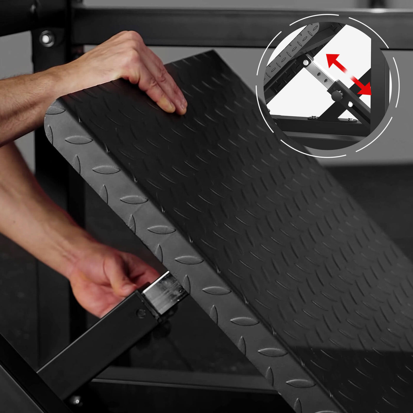 GMWD Pendulum Squat Machine Knee Friendly Leg Killer Compact Home Gym