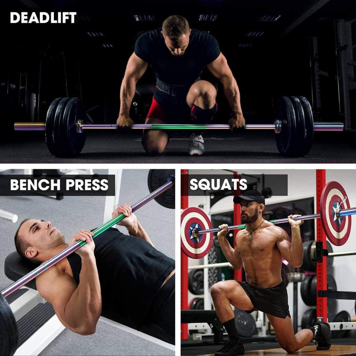 GMWD 7 Feet Olympic Barbell 1500LBS