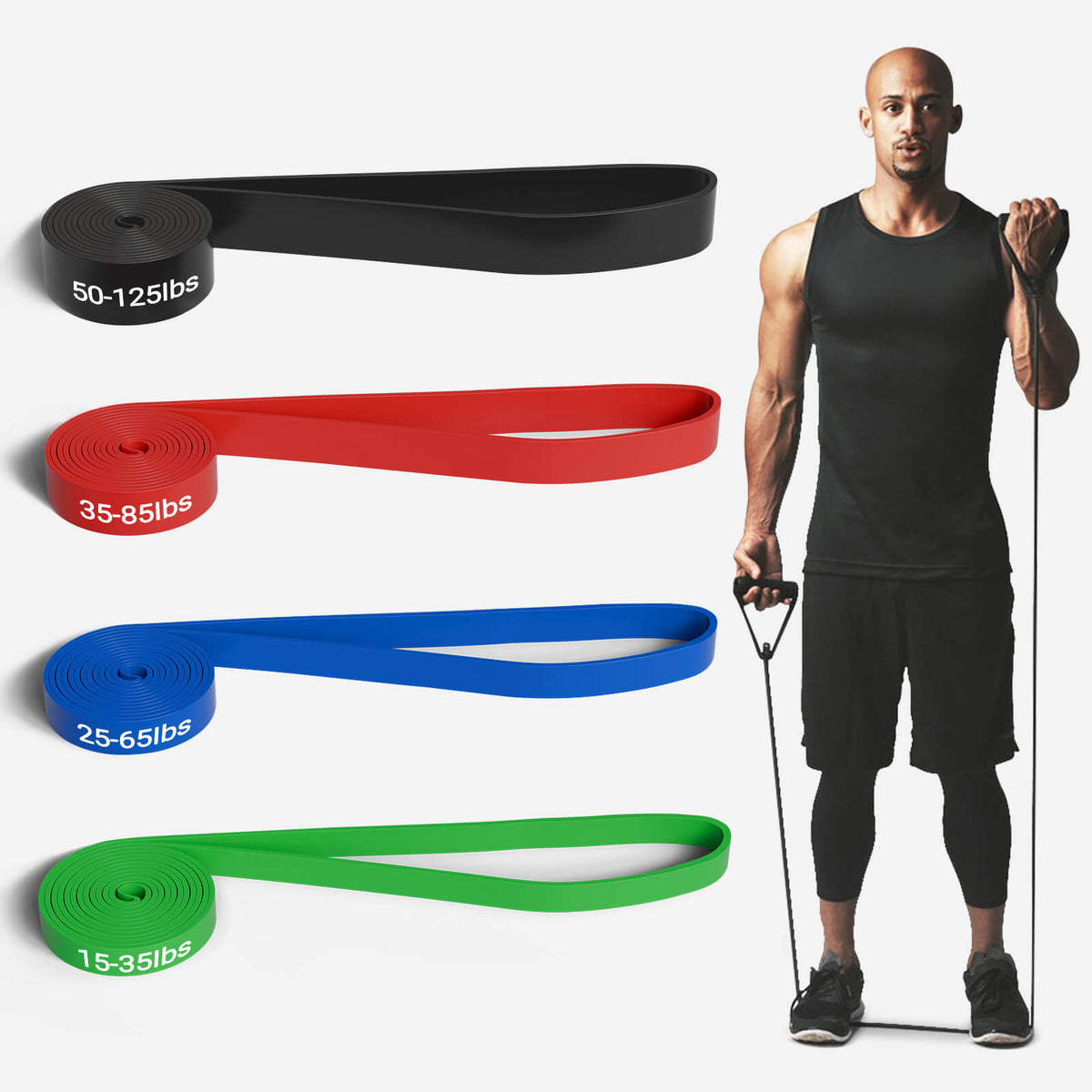 Resistance Bands for Beginner, Durable Portable Versatile - GMWD