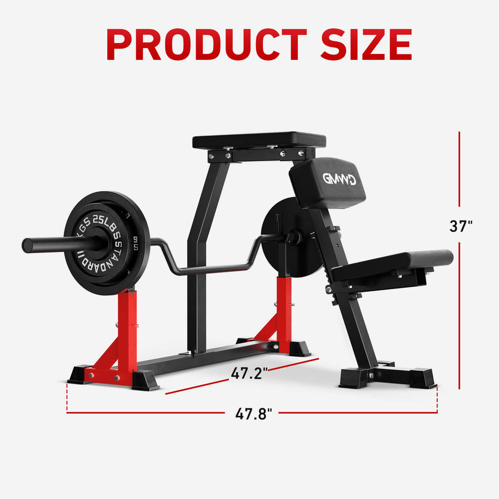 GMWD Seal Row Bench, Multi-functional Back Extension Machine