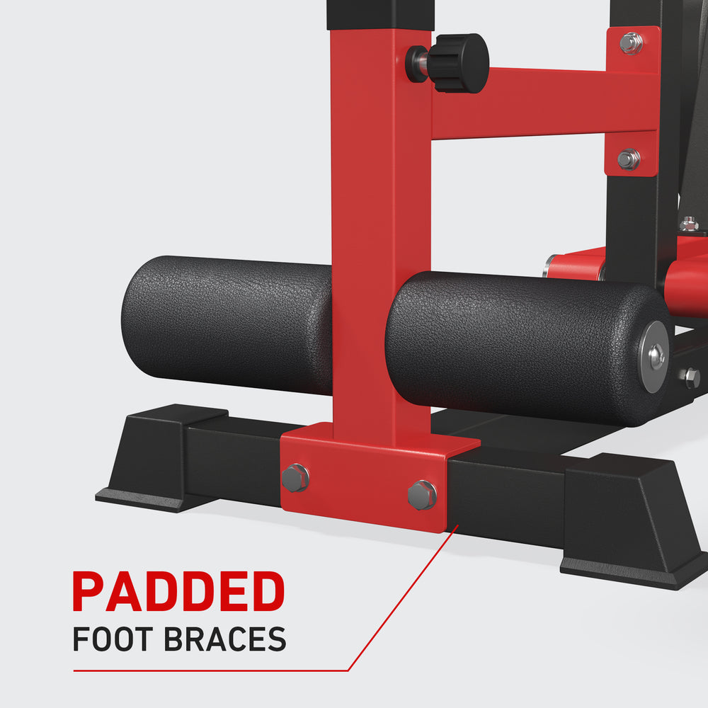 GMWD Seated Row Machine, 400LB Back Extension Rowing Machine Plate-loaded