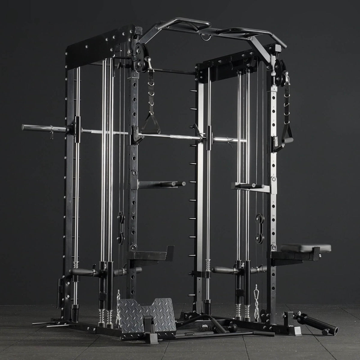 GMWD Dual Action Smith Machine with Functional Trainer with Cables