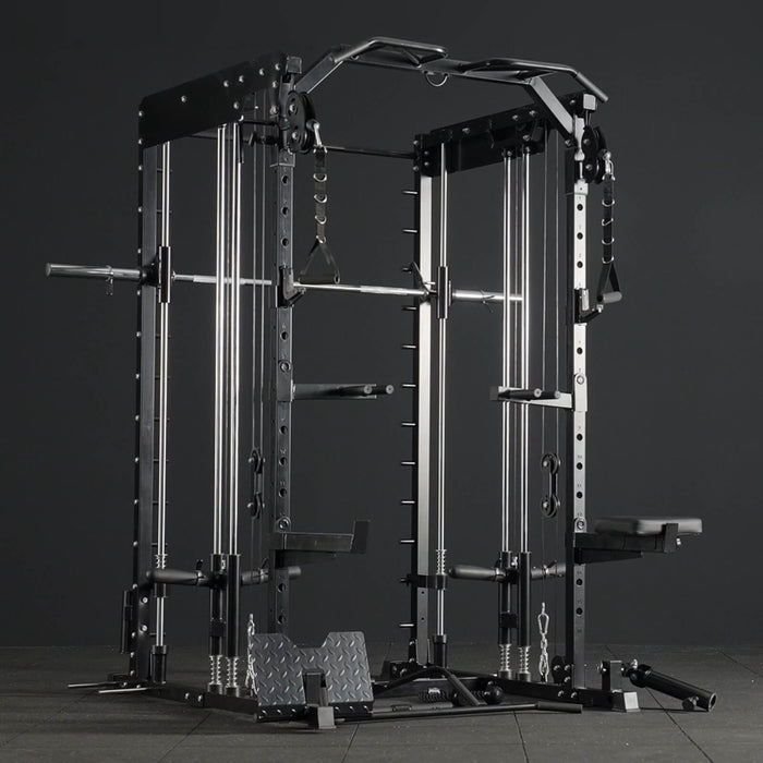 GMWD Dual Action Smith Machine with Functional Trainer with Cables