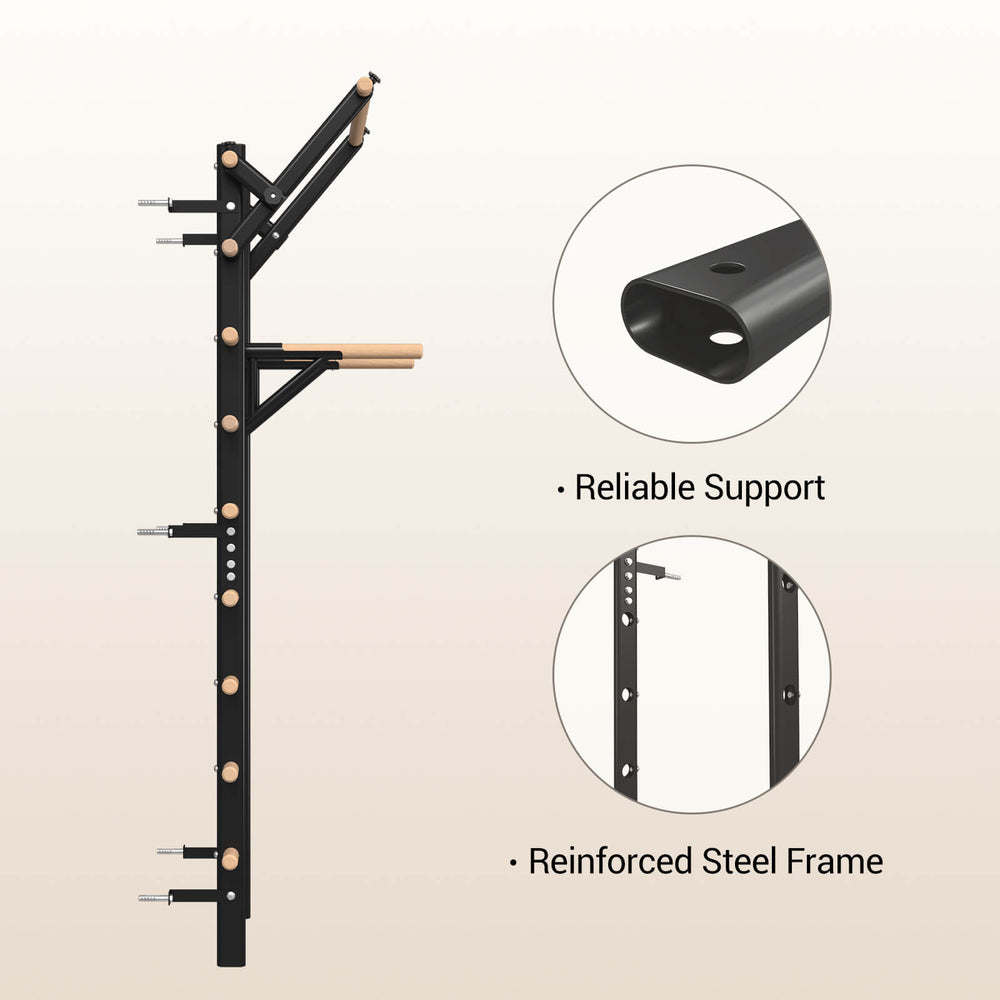 GMWD Swedish Ladder Stall Bars Freestanding Rehab Calisthenics Pilates ...