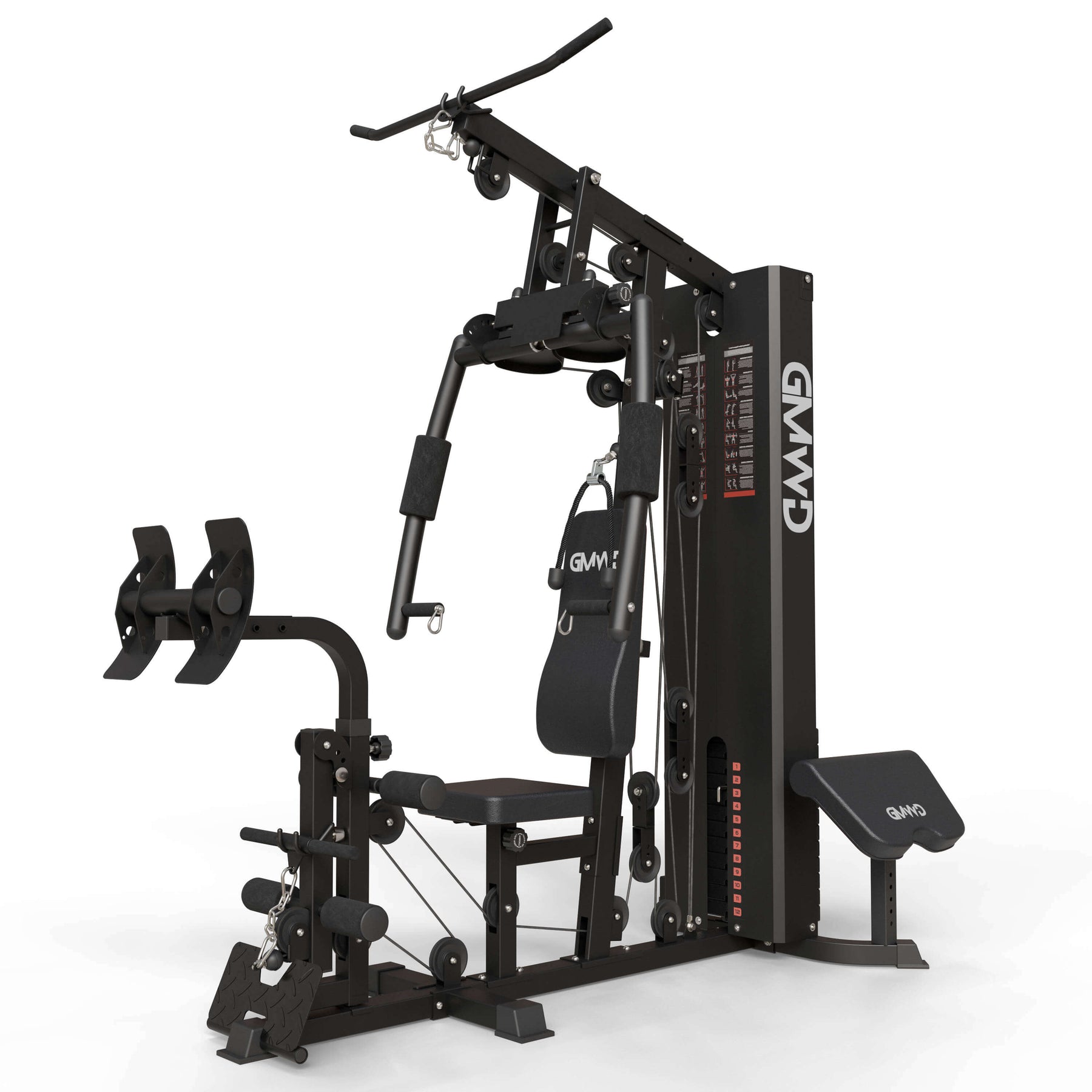 GMWD Multi Gym Station with Weight Stack, Multi-Stack Gym Systems