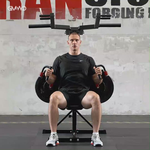 800LB Plate-Loaded Lateral Raise & Shoulder Press Machine - GMWD