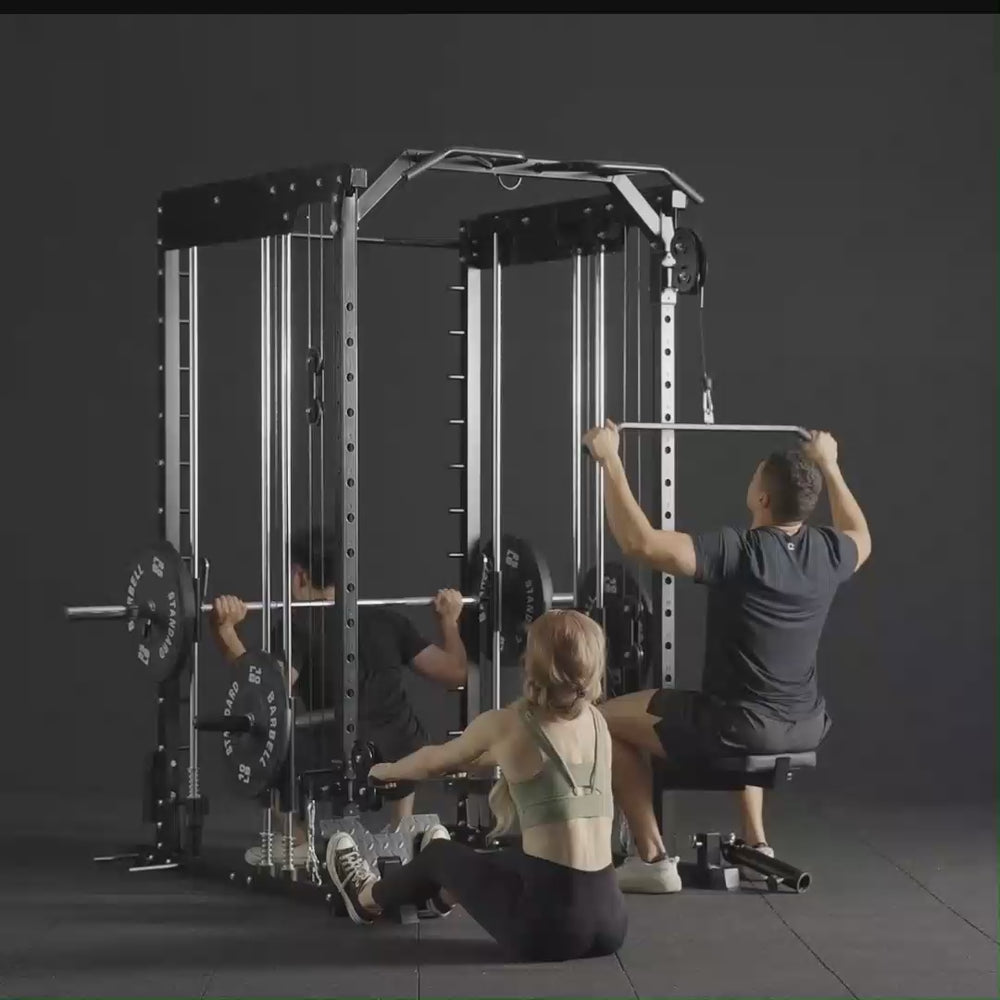 GMWD Dual Action Smith Machine with Functional Trainer with Cables