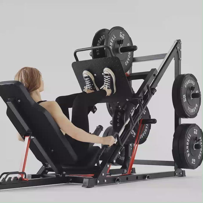 GMWD Plate Loaded Budget Leg Press Machine Compact Home Gym 1000LB